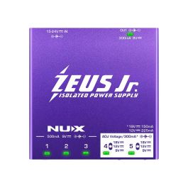 NUX Zeus Jr. – All-Isolated Power Supply for Pedals (6 Outputs)