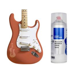 NitorLACK Coral Pink Nitrocellulose Guitar Paint – 400ml Aerosol ...